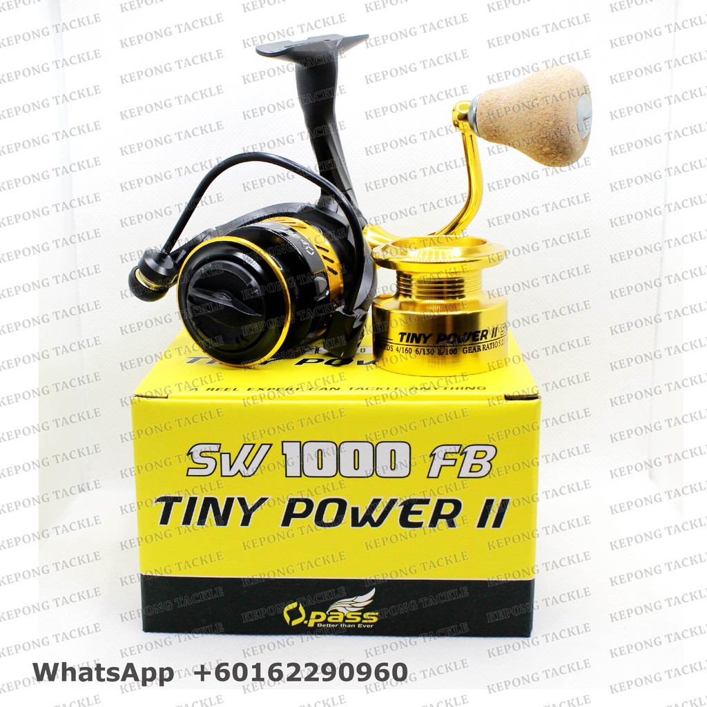 รอกตกปลา OPASS TINY Power II SW 800FB 1000FB ULTRALIGHT SPINNING REEL ...