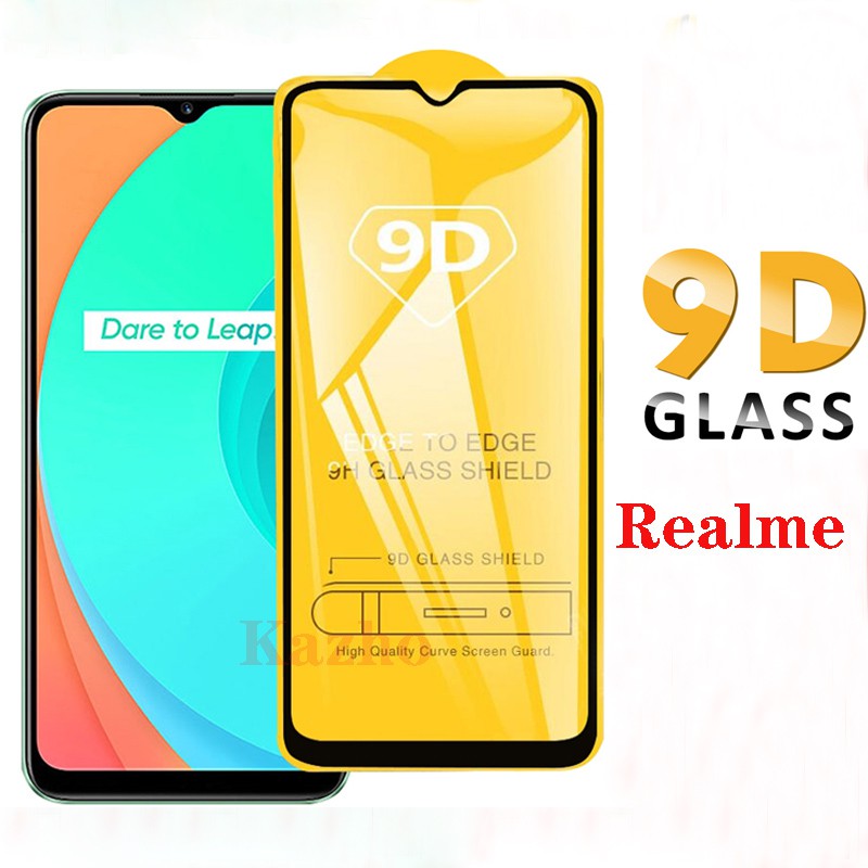 Realme C11 6 5 3 Pro X2 Pro XT C12 C15 C2 C3 2020 Full Gule Tempered ...