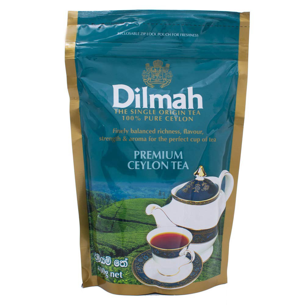 ชาซีลอนแบบผงเกรดพรีเมี่ยม ยี่ห้อ Dilmah ถุงละ 400 กรัม (Dilmah Tea Leaf Premium 400G) | Shopee ...