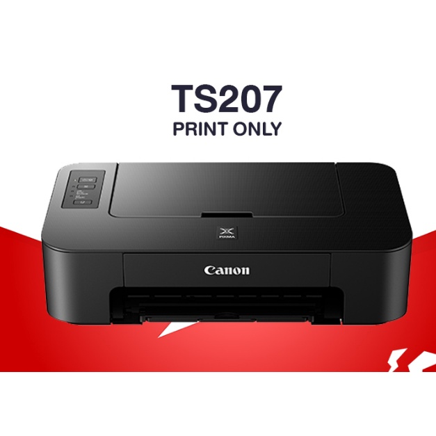 Canon Pixma TS207 ปริ้นเตอร์ เครื่องใหม่ประกันศูนย์ พร้อมหมึก 2 ตลับ ...
