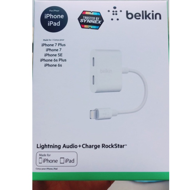 Belkin Lightning Audio+Charge Rockstar แท้100%(ของใหม่+มีกล่อง+รับ ...