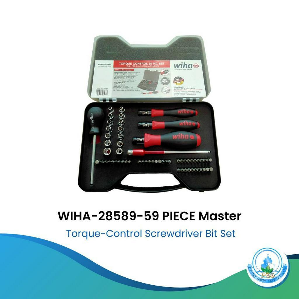 WIHA-28589-59 PIECE Master Torque-Control Screwdriver Bit Set | Shopee ...