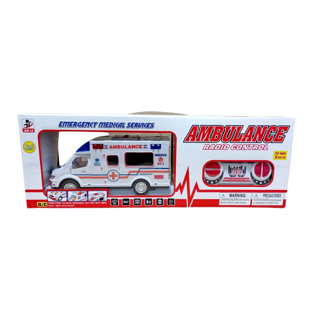 Worktoys99 ของเล่นเด็ก ชุด AMBULANCE RADIO CONTROL รถพยาบาลฉุกเฉิน แบบ ...