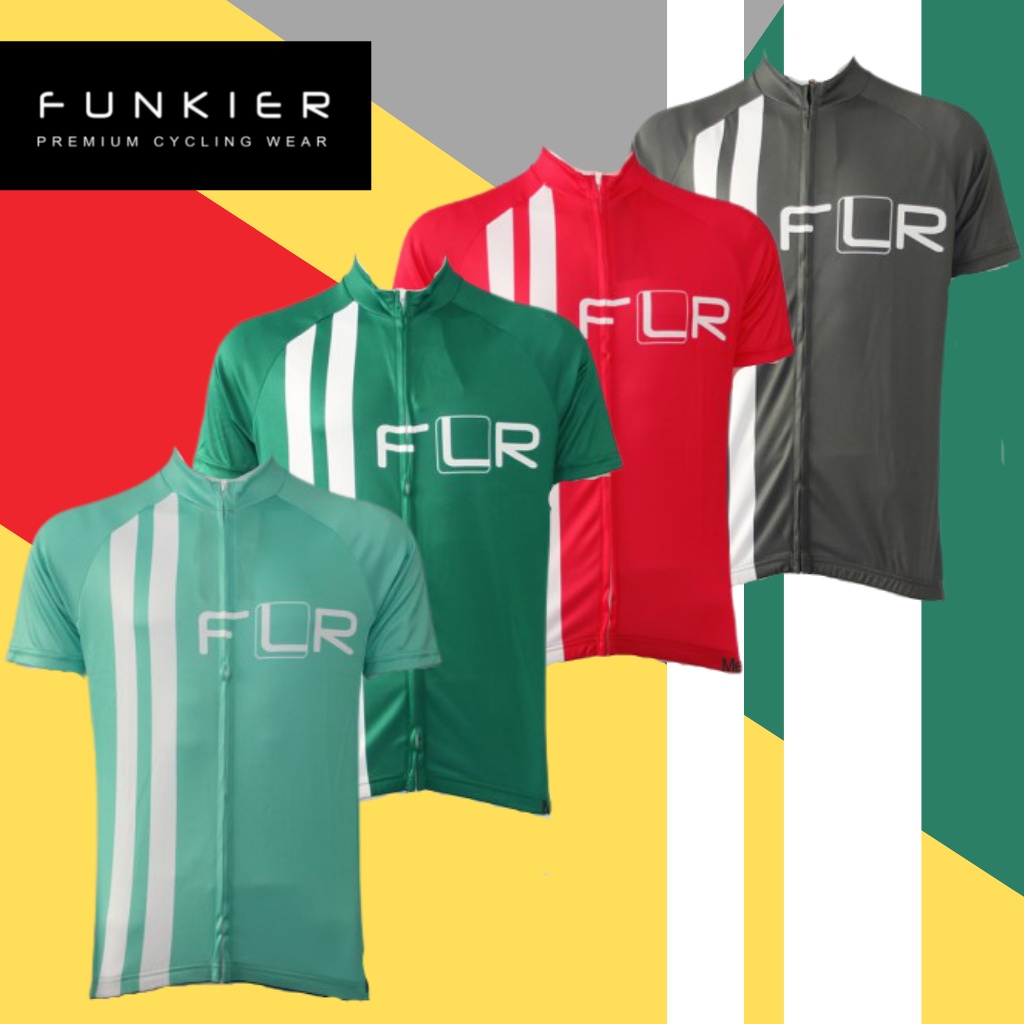 เสื้อจักรยาน [Funkier FLR-J] Funkier เเขนสั้น | Shopee Thailand