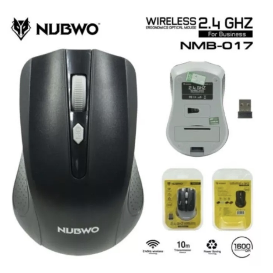 เมาส์ไร้สาย NUBWO NMB-017 Wireless Silent Mouse สีสันสดใส ราคาถูก พร้อม ...