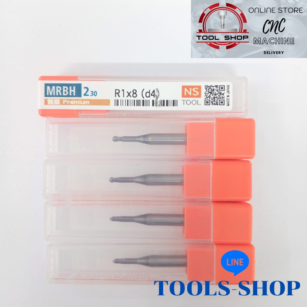 NS BALLNOSE ENDMILL CARBIDE R0.15 R0.2 R0.25 R0.3 R0.4 R0.5 R0.75 R1.0 สินค้าคุณภาพของแท้ 100 ...