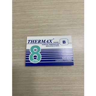 Thermo Strips 8 Level, B 71-110C C 116-154C D 160-199C E 204-260C 10PC ...