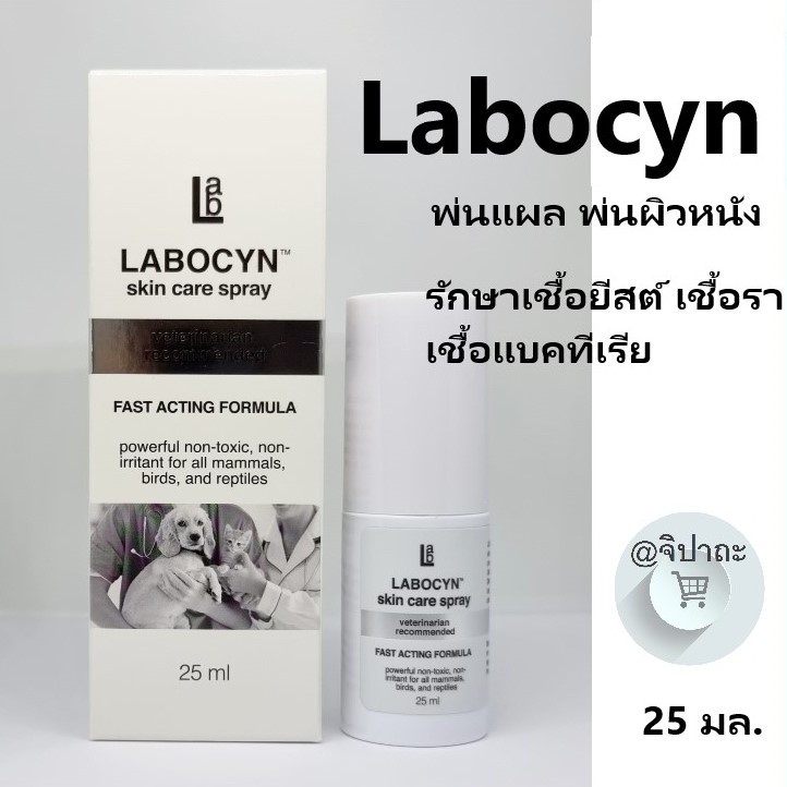 **ฆ่าเชื้อ 99.99% ใน 1 นาที** LABOCYN สเปรย์พ่นผิวหนัง รักษาเชื้อแบค ...