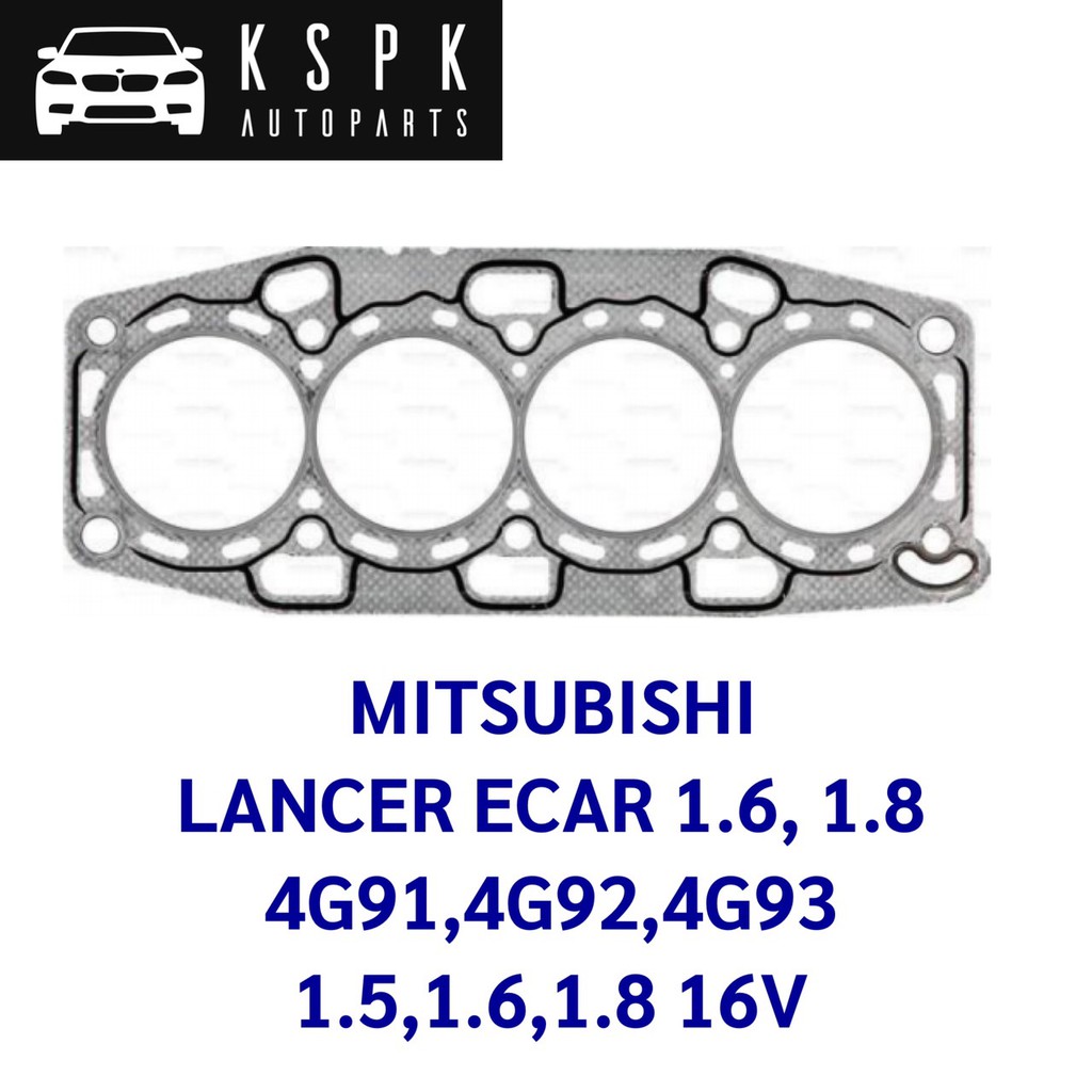 ประเก็นฝาสูบ MITSUBISHI LANCER ECAR 1.6, 1.8 4G91,4G92,4G93, 1.5,1.6,1. ...