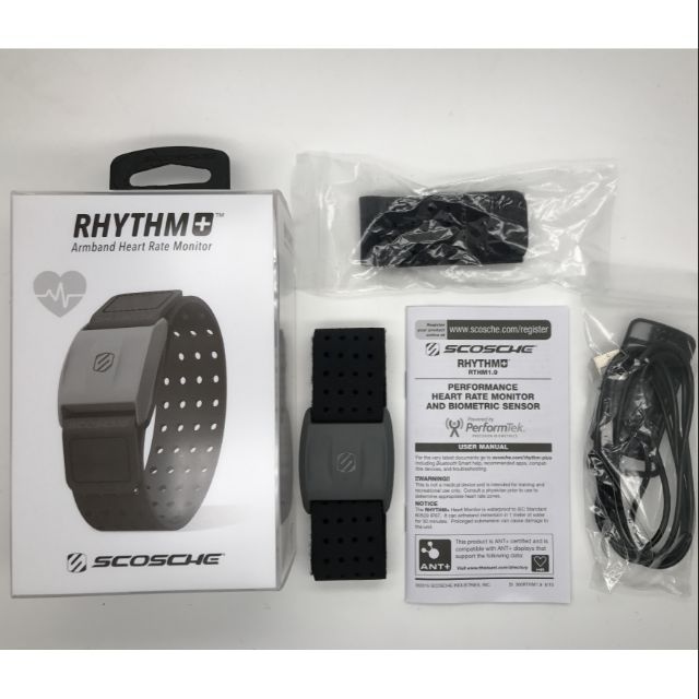 Scosche Rhythm Plus (Heart Rate Monitor Armband) (Black) | Shopee Thailand