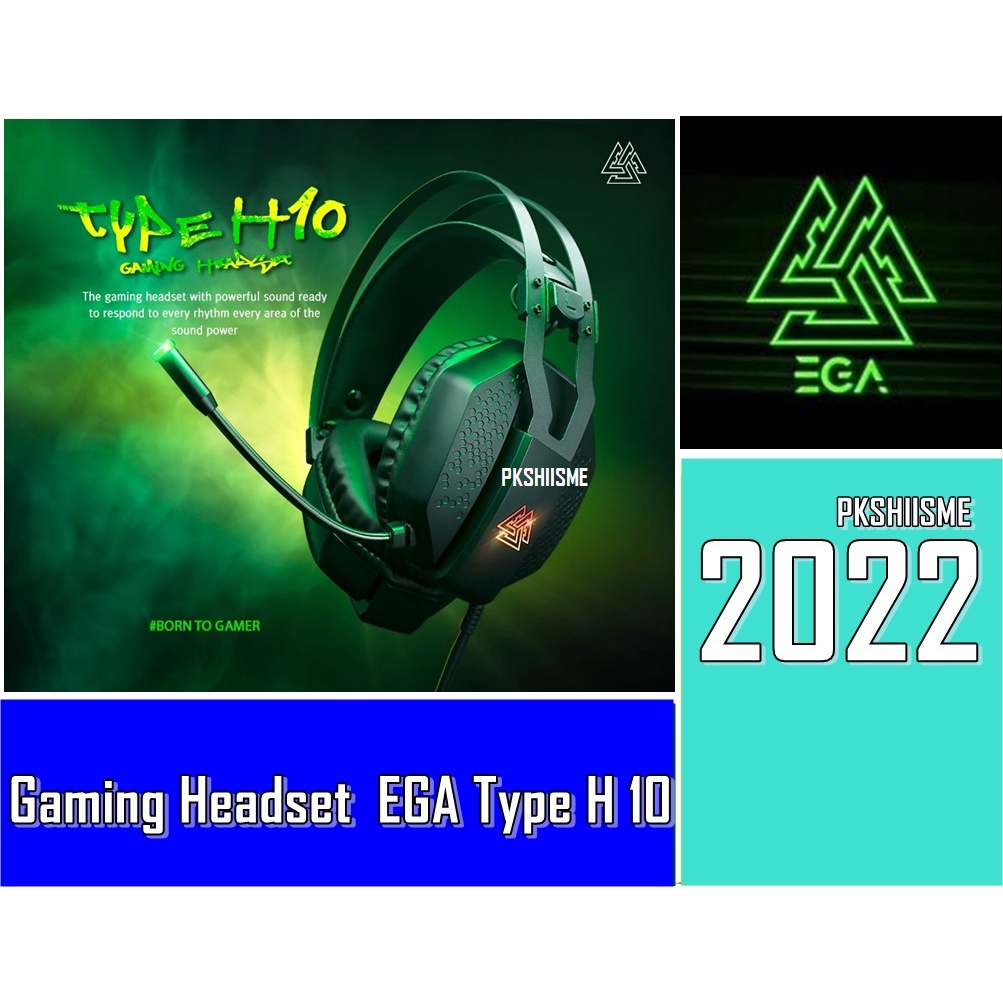 หูฟังเกมมิ่ง RGB EGA TYPE H10 Gaming Headset หูฟังคอม สาย USB ระบบเสียง ...