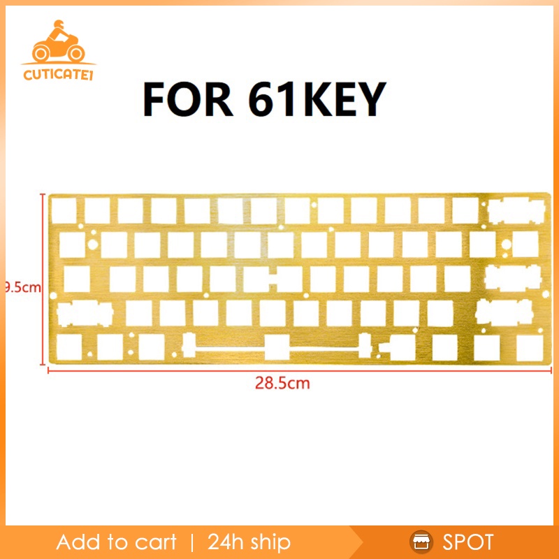[CUTICATE1] Positioning Board Plate GK61/GK64 60% Mechanical Keyboard ...