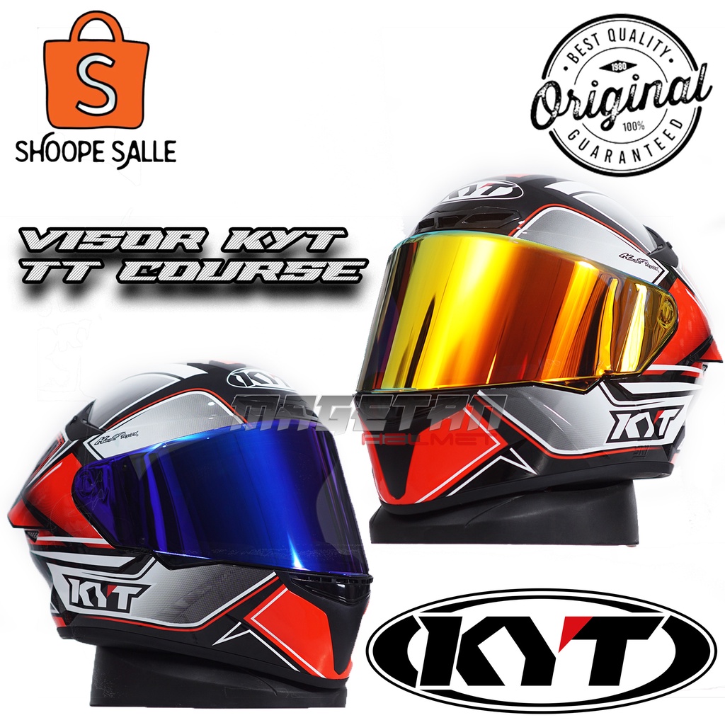 กระบังหน้า KYT TT COURSE I Visor Iredium KYT TT COURTE I Visor TT ...