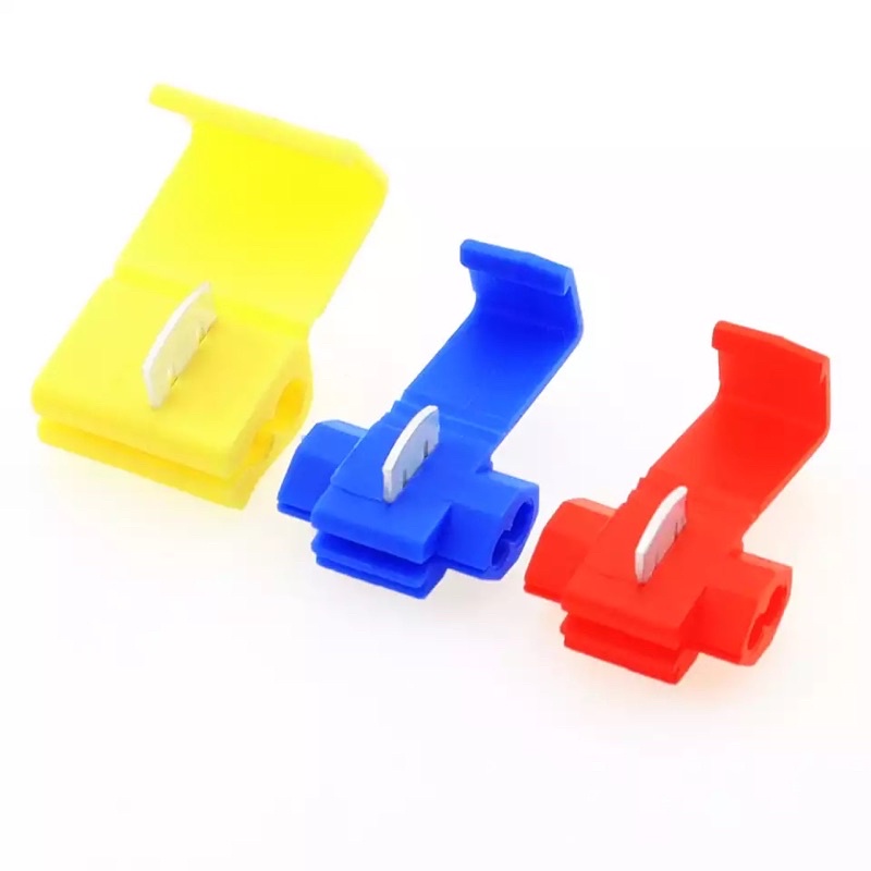 แพ็ค 5ตัวCS ขั้วต่อสายไฟ Scotch Lock Snap AWG22-10ไม่มี Breaking สาย ...