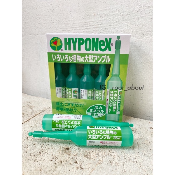 ขายแบบกล่อง ปุ๋ยน้ำอันดับ 1 จาก ญี่ปุ่น Hyponex Ampoel (ไฮโพเนกซ์ แอมเพิล) | Shopee Thailand