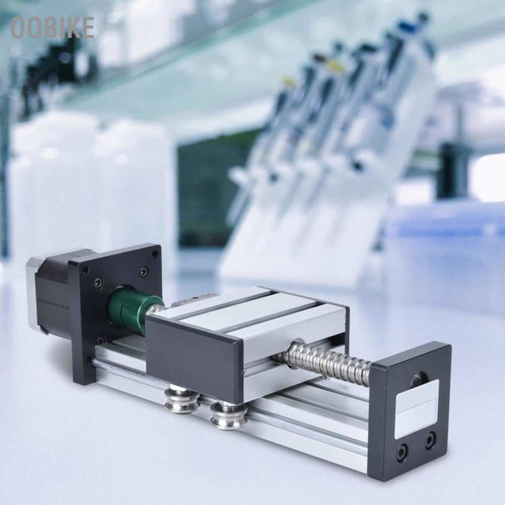 100mm Stroke Single Shaft Ball Screw Linear Guide Rail CNC Sliding ...