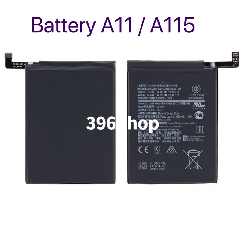แบตเตอรี่ Battery Samsung A11 / SM-A115（4000mAh） | Shopee Thailand