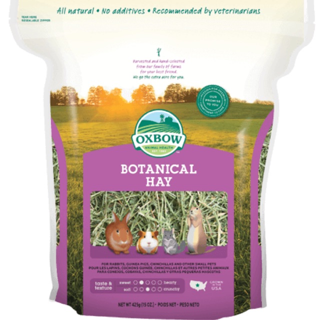 Oxbow Botanical Hay หญ้าทิโมธีสมุนไพร 15 ออนซ์ (425 กรัม) | Shopee Thailand