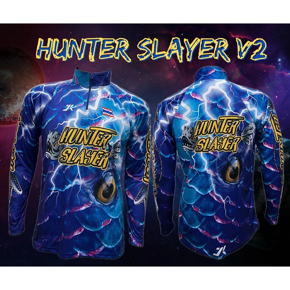 เสื้อตกปลา JK Thailand กันยูวี ลาย HUNTER SLAYER V2 ป้องกันรังสี UV 80% ...
