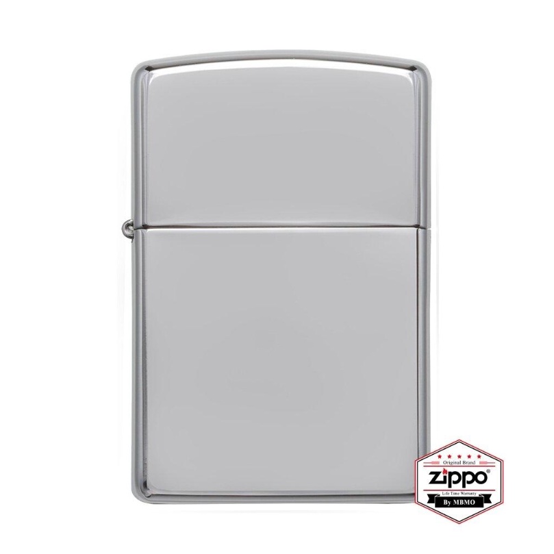 ไฟแช็ก Zippo รุ่น 250 High Polish Chrome ของแท้ 100% รับประกันตลอดอายุ ...