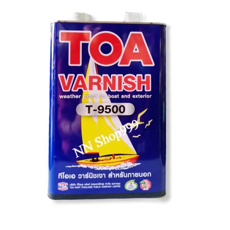 วานิชเงาภายนอก TOA #T9500 ขนาดแกลลอน 3.785 ลิตร | Shopee Thailand