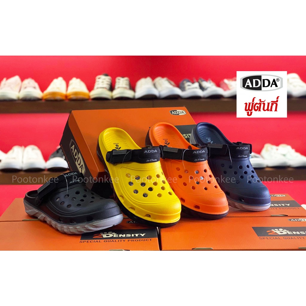 ADDA รองเท้าแตะ แอ๊ดด้า รองเท้าลำลอง แบบสวมหัวโต รุ่น 5TD24-M2 ของเเท้ ...
