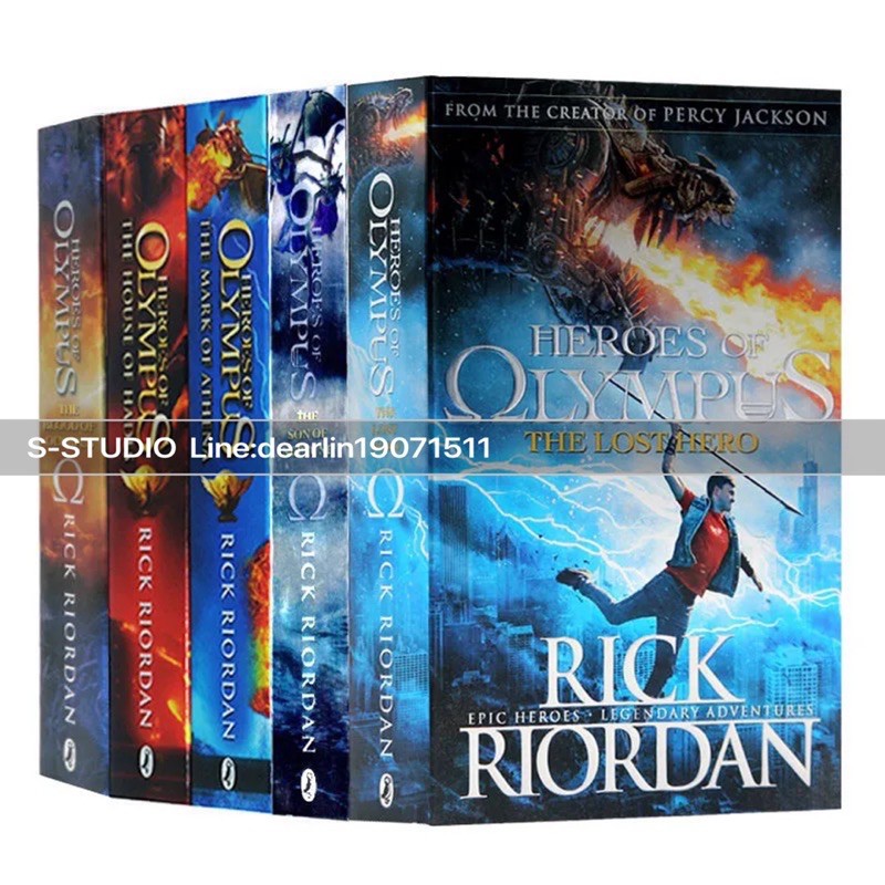 Rick Riordan Heroes of Olympus 5 Books Collection By Rick Riordan Blood of Olympus | Shopee Thailand