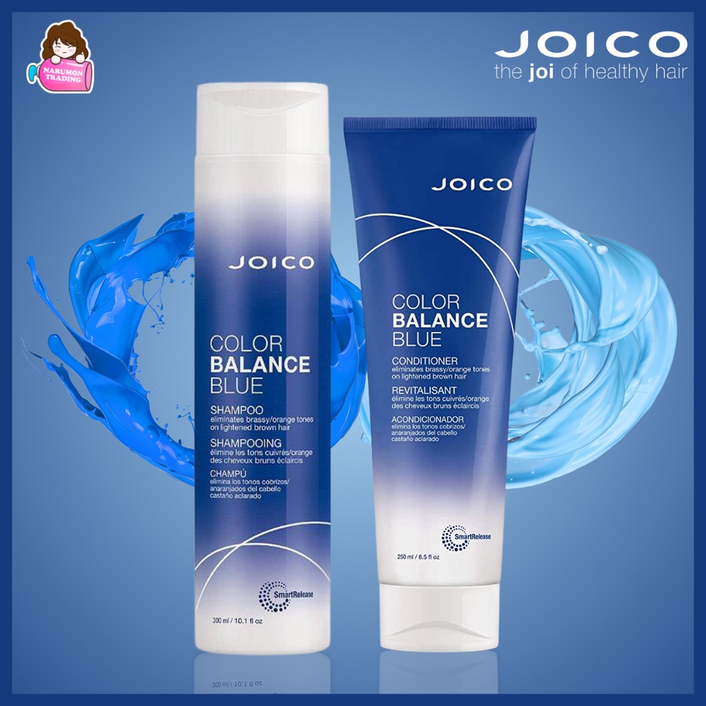 JOICO Color Balance Blue Shampoo / Conditioner แชมพูน้ำเงิน สำหรับผมโทน ...