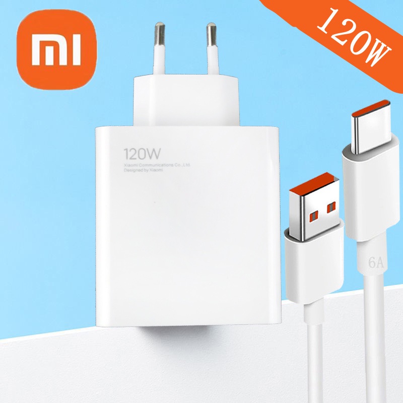 Original Xiaomi 12 Pro HyperCharge Charger 120W Turbo Charging Fast 6A ...