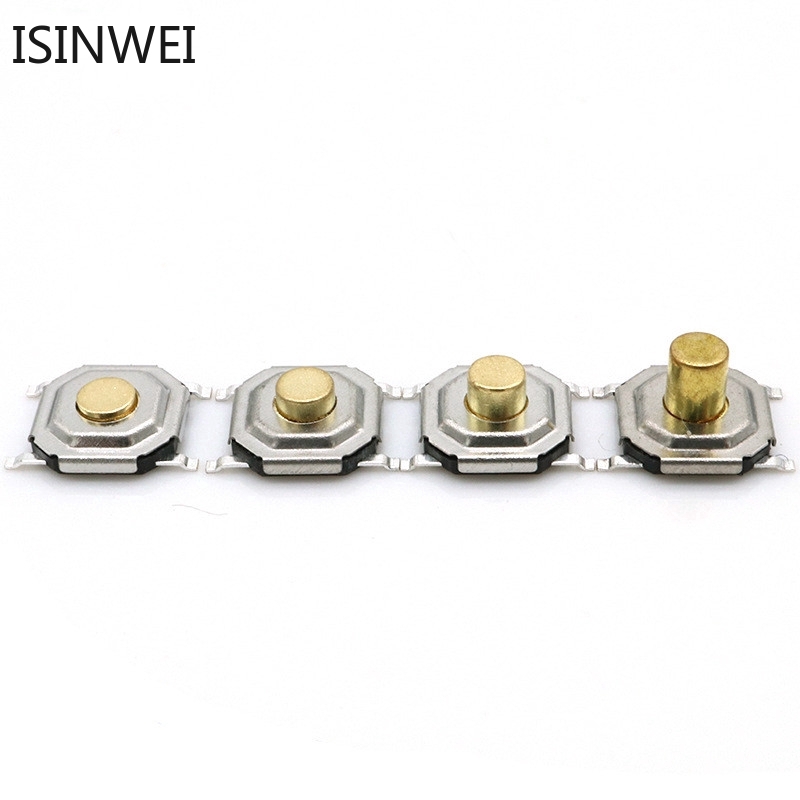 100PCS PCB Tactile Push Button Switch 4x4 Micro Switch 4*4*1.5/1.7/2/2 ...