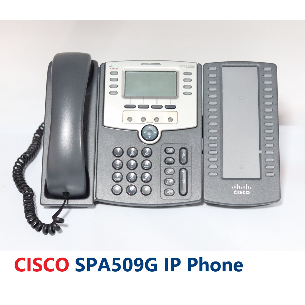 CISCO SPA509G 12 lines IP Phone โทรศัพท์(IP-Phone) พร้อมอแดปเตอร์ ...