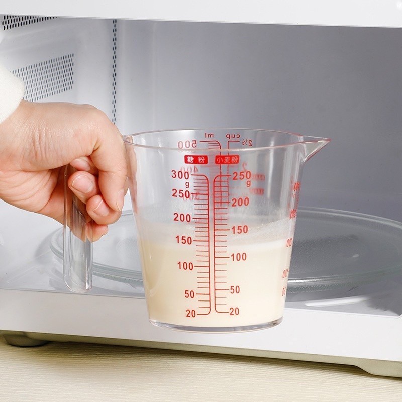แก้วตวงพลาสติก Mesuring Cup ถ้วยตวง 2 ไซส์ 250 ml. และ 500 ml | Shopee ...