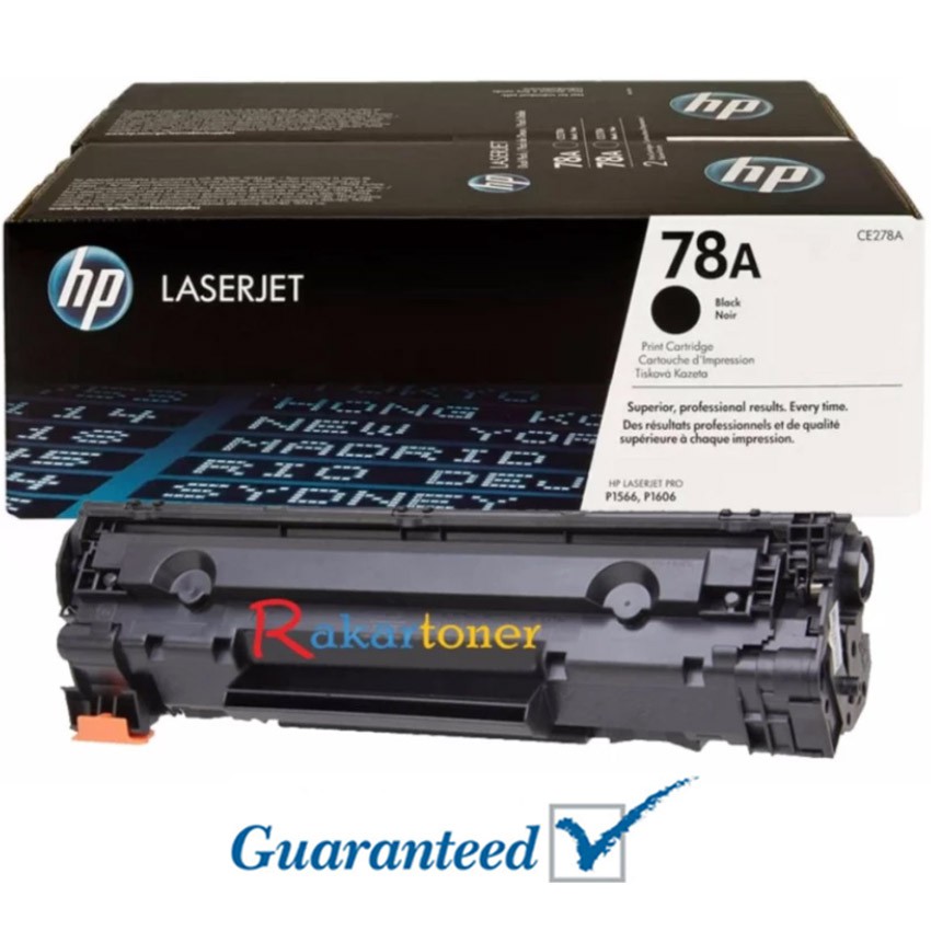 HP 78A (CE278A) แพ็คคู่ สีดำ - หมึกแท้ รับประกันศูนย์ | Shopee Thailand