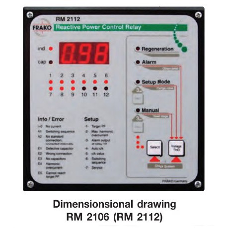 Frako Power Factor Controller 6/12 Steps | Shopee Thailand