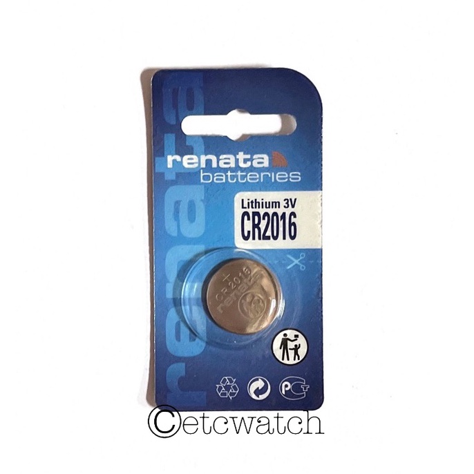 ถ่านกระดุม Renata CR2016 1 ก้อน | Shopee Thailand