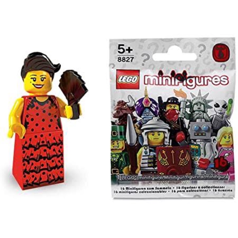 LEGO : LEGO MINI FIGURE SERIES 6 : No.6 Flamenco Dancer GIRL ของใหม่ ...