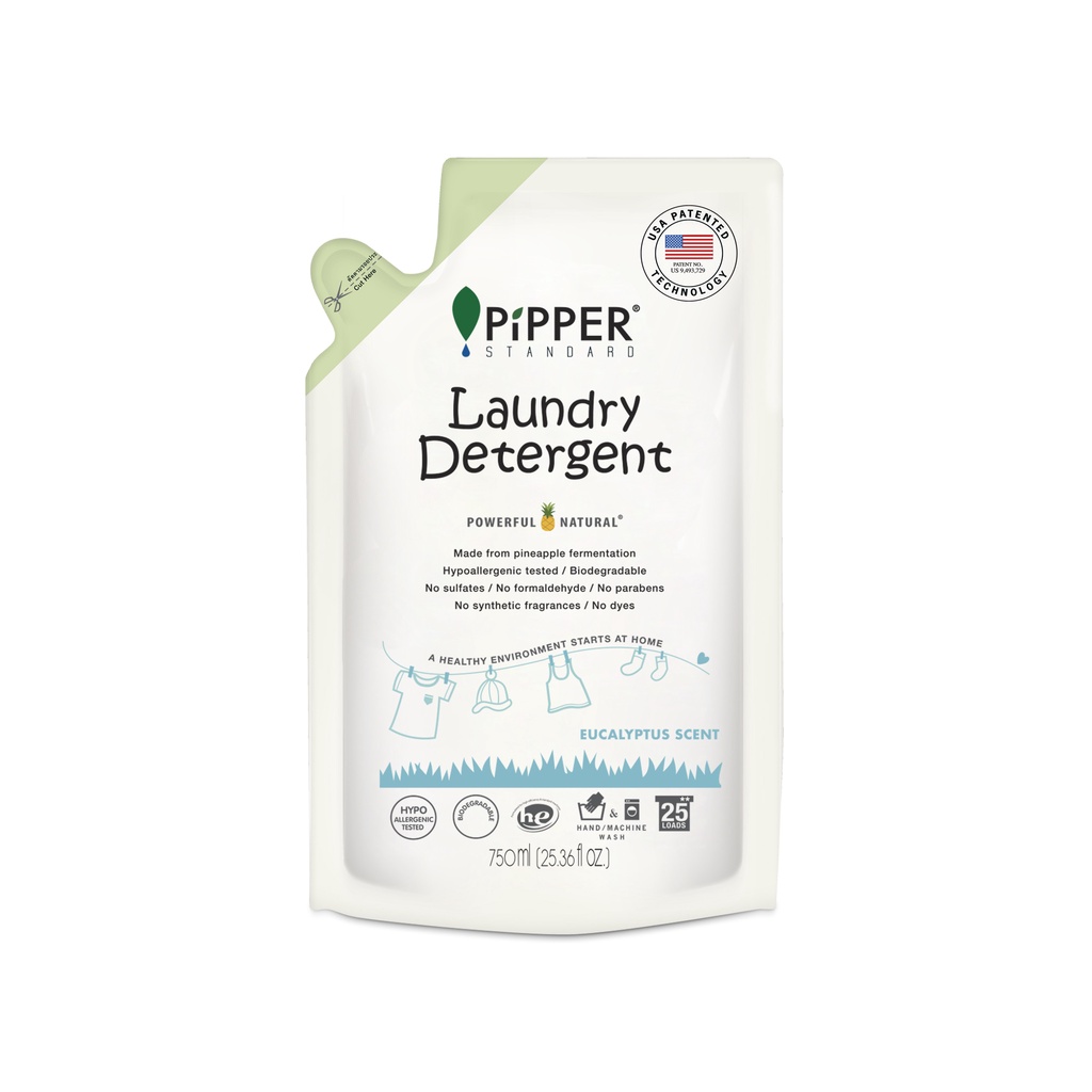 Pipper Standard ผลิตภัณฑ์ซักผ้า กลิ่น Eucalyptus ขนาด 750 มล. | Shopee ...