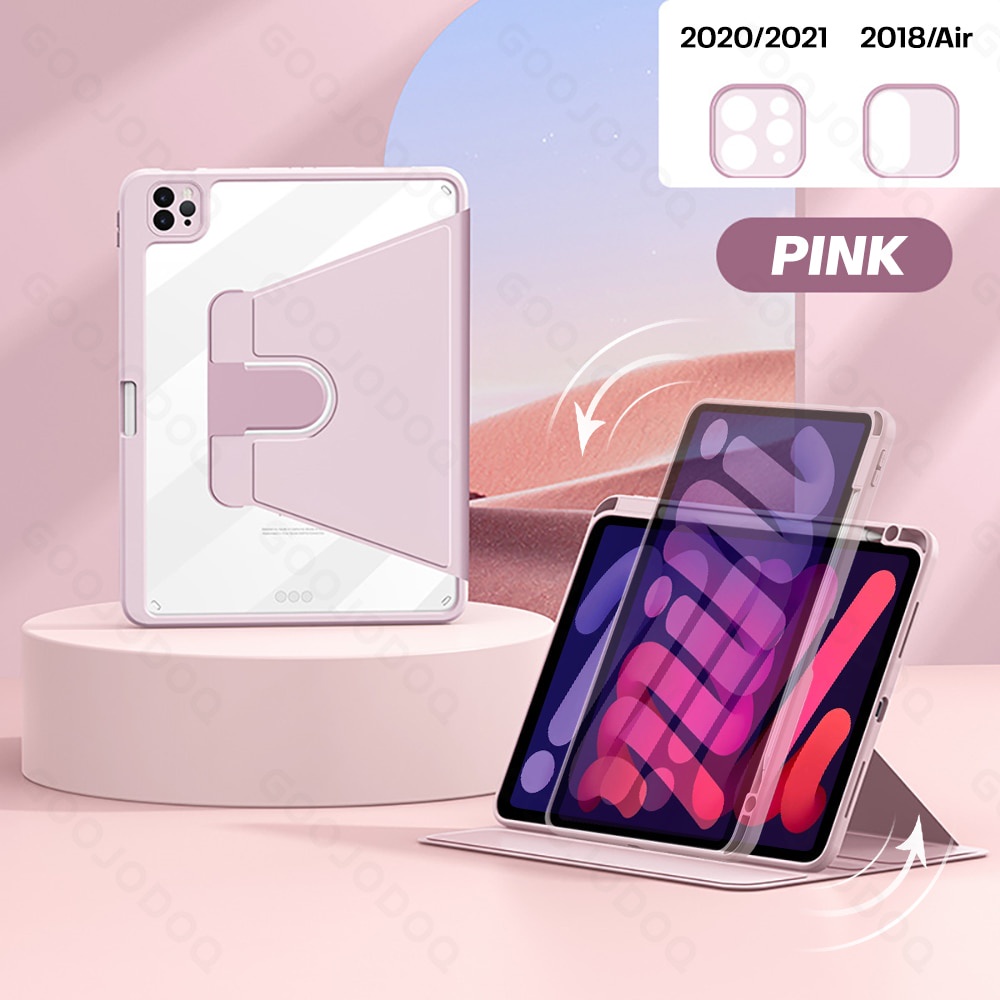 GOOJODOQ เคสหมุนได้ 360 องศา สําหรับ Mini 6 Pro 11 Case 2021 10.2 7th ...