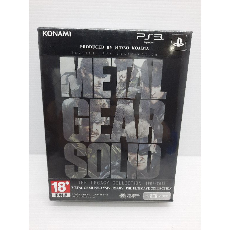 แผ่นเกมส์ PS3 METAL GEAR SOLID The Legacy Collection 1987-2012 KONAMI ...