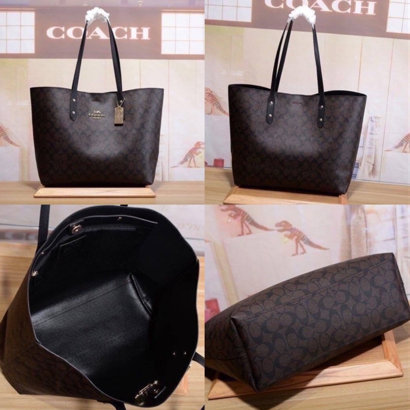 TOWN TOTE IN SIGNATURE CANVAS (F76636) | Shopee Thailand