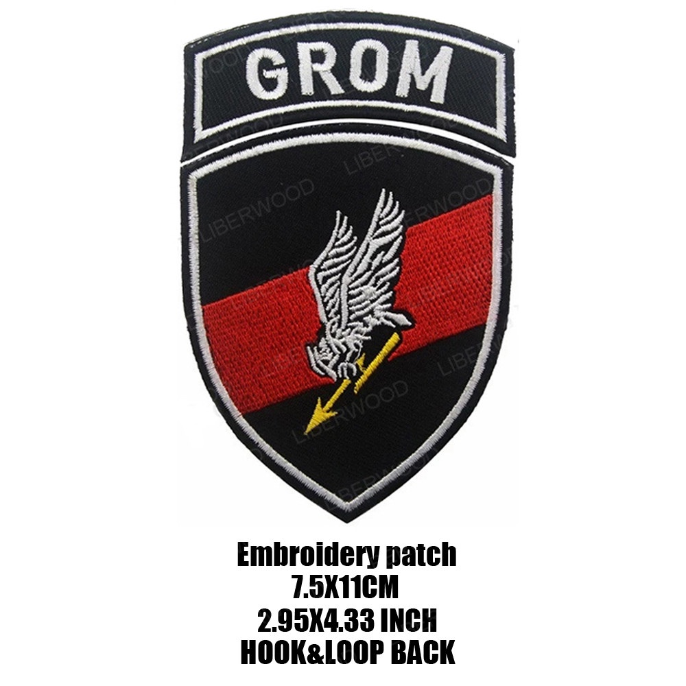 Poland Flag Embroidery Patch Polish Eagle Special Force Army Military ...