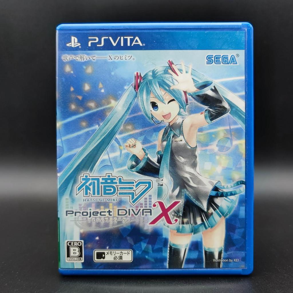 Hatsune Miku Project DIVA X SONY PSVITA แผ่นสภาพดี มีกล่องใสสวม เพื่อ ...