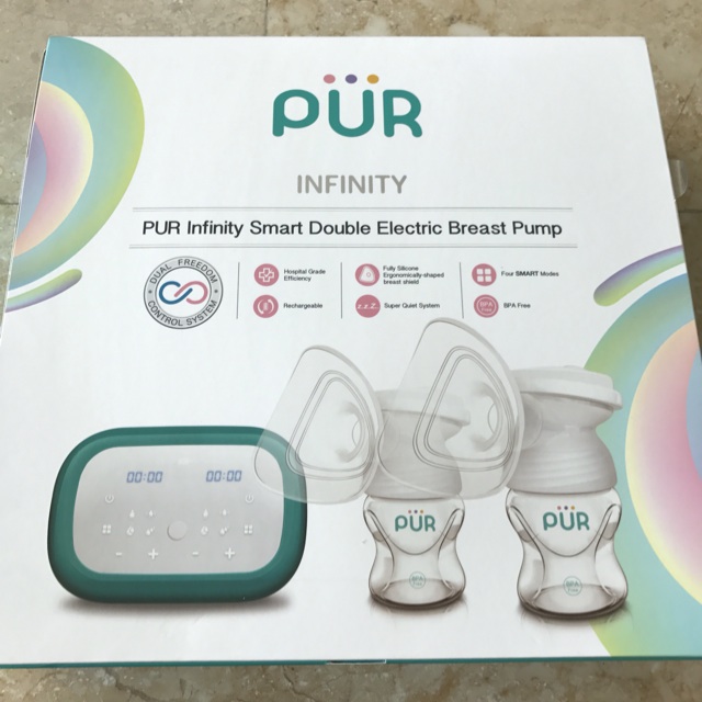 เครื่องปั๊มนมไฟฟ้ามอเตอร์คู่ PUR รุ่น Infinity Double Electric Breast ...