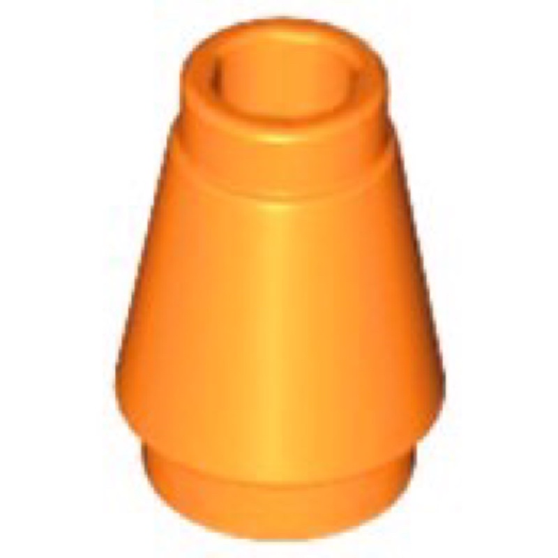 Lego part (ชิ้นส่วนเลโก้) No.4589b / 28701 / 59900 / 64288 Cone 1 x 1 ...