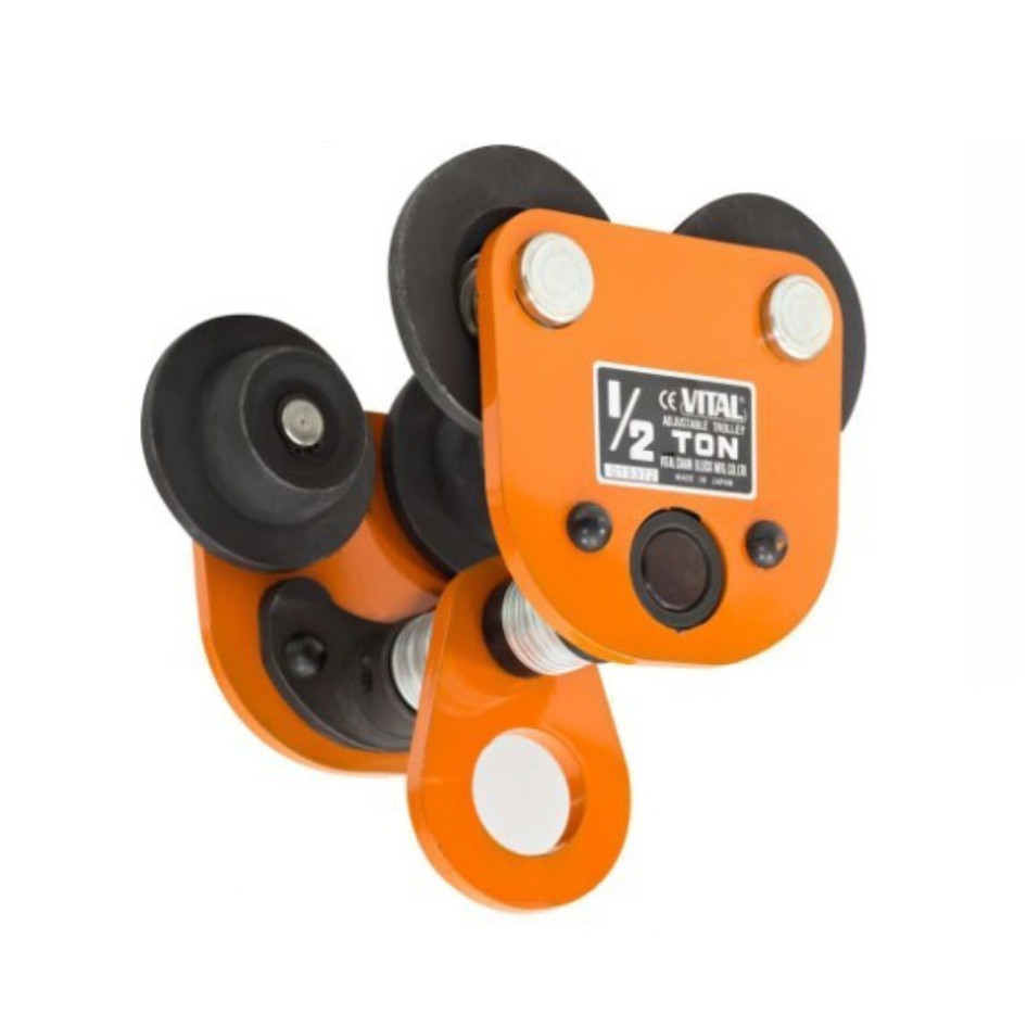 0.5 Tons (ตัน) PLAIN TROLLEY for I-BEAM ยี่ห้อ VITAL รุ่น AP-05 รอกวิ่ง ...