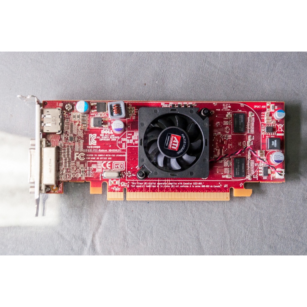 การ์ดจอ AMD Radeon HD4550 512MB DDR2 [Low Profile] มือ 2 สภาพดี ...