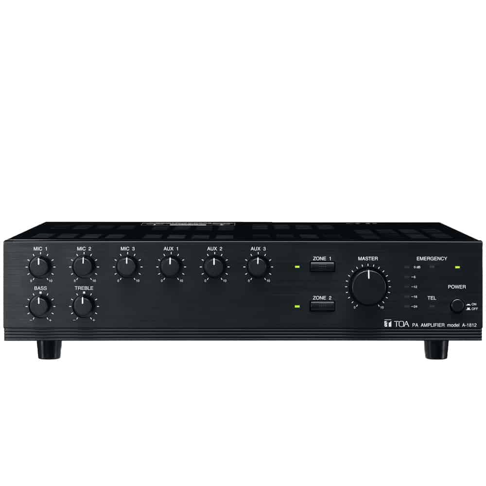 TOA A-1812 ER Mixer Power Amplifier 120W มิกเซอร์ขยายเสียง | Shopee ...