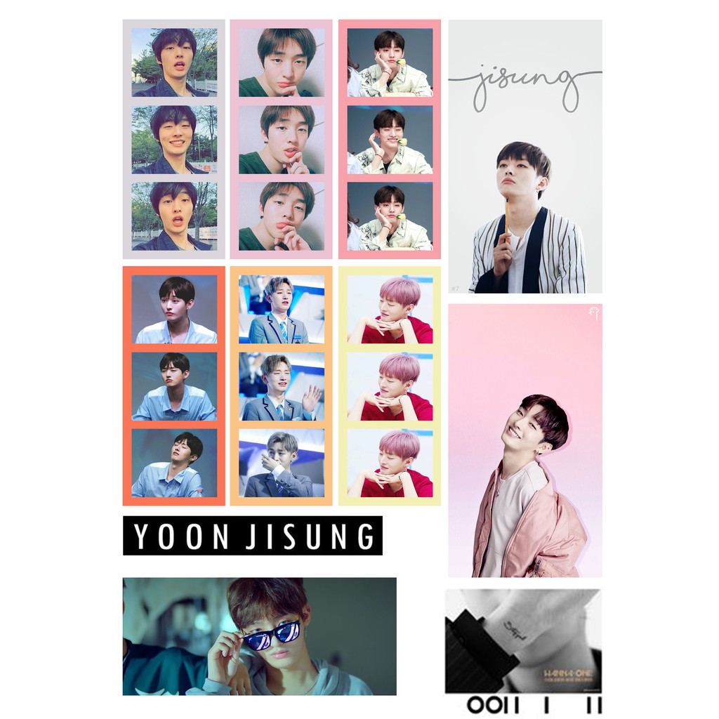 สติ๊กเกอร์ Wanna One [Sticker Die-cut] A5 | Shopee Thailand