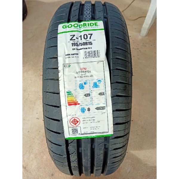 ยางใหม่ Goodride Z-107 ขนาด 195-50R15 ยางปี2021 | Shopee Thailand
