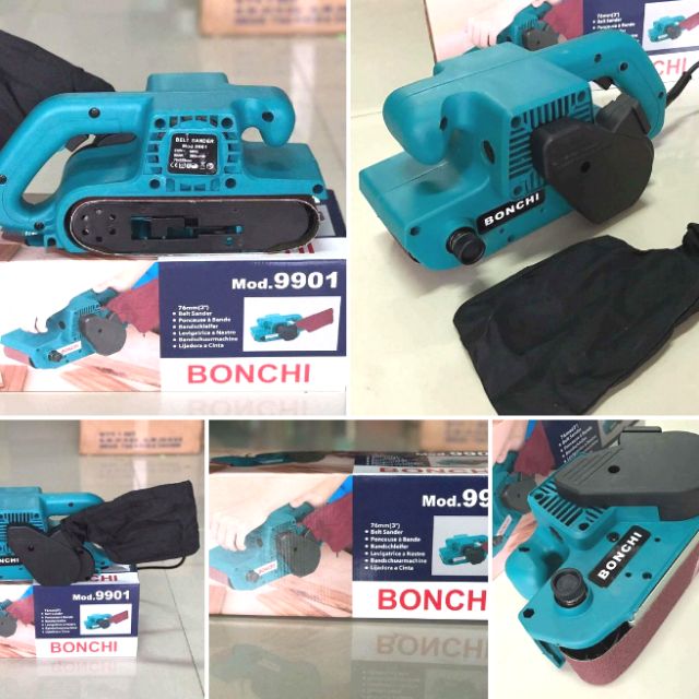 เครื่องขัดกระดาษทรายสายพาน 3 นิ้ว BONCHI | Shopee Thailand